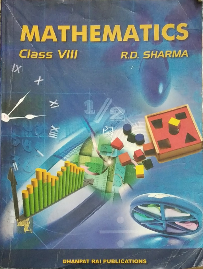 Mathematics Class 8 By RD Sharma Second Hand Books Snatch Books
